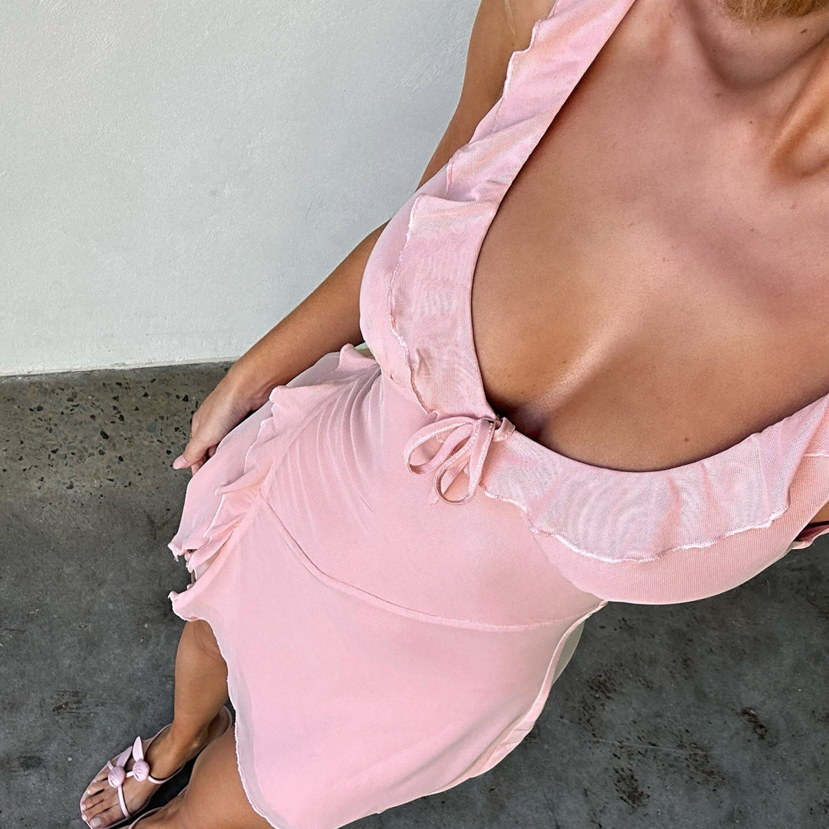 IMRA DRESS - PINK : DUSTY PINK – Tiger Mist USA