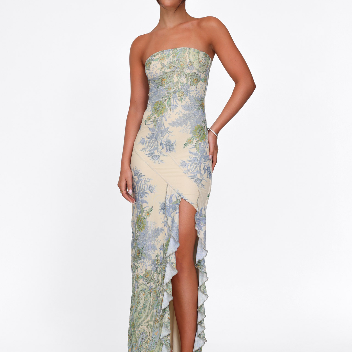THEO MAXI DRESS - MULTI : PAISLEY : TAPESTRY – Tiger Mist USA