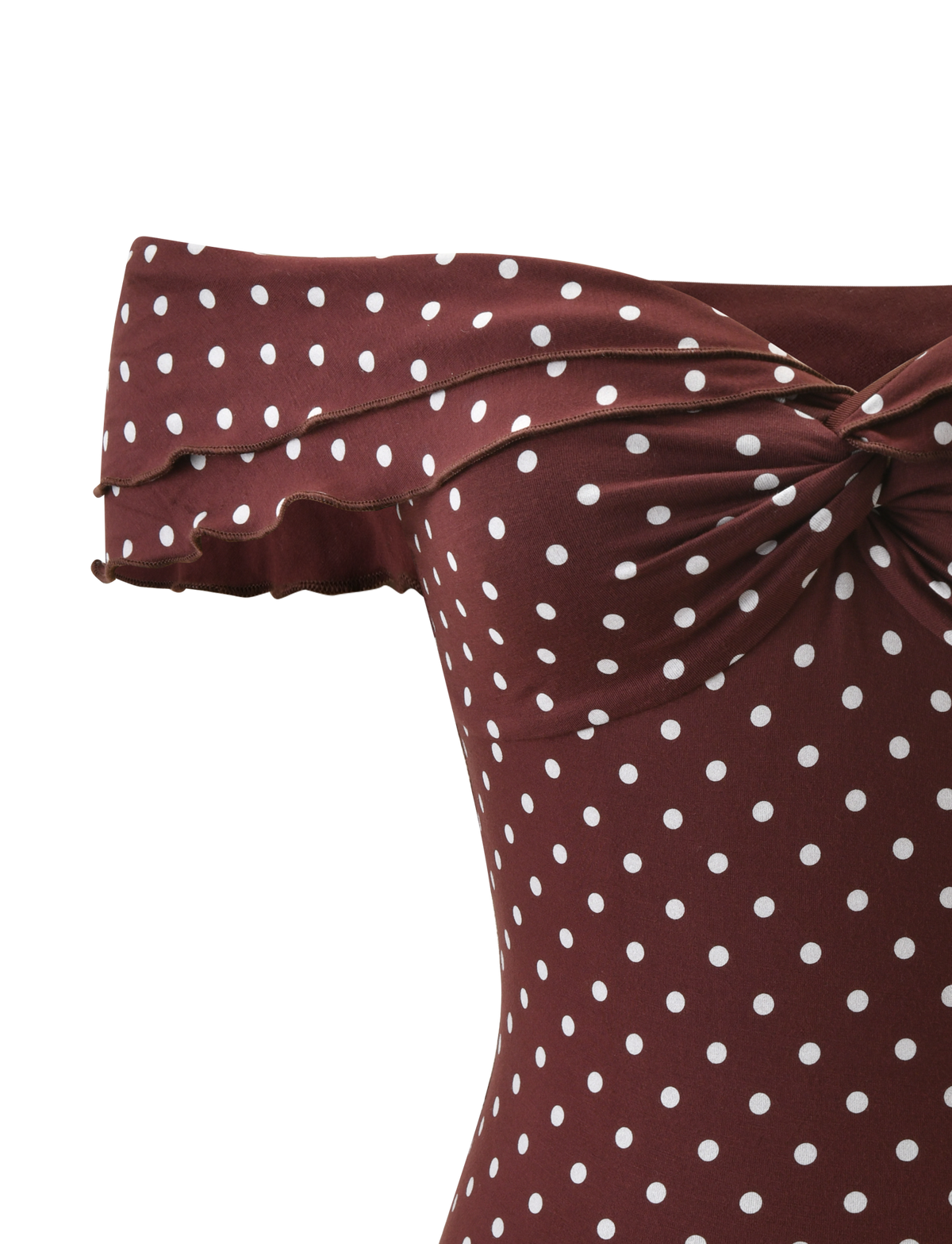 DENALI TOP - BROWN DOT – Tiger Mist USA
