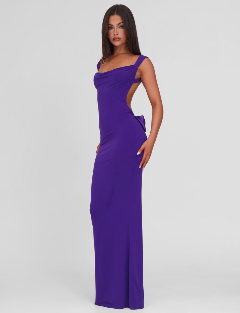 ZITA MAXI DRESS - PURPLE – Tiger Mist USA