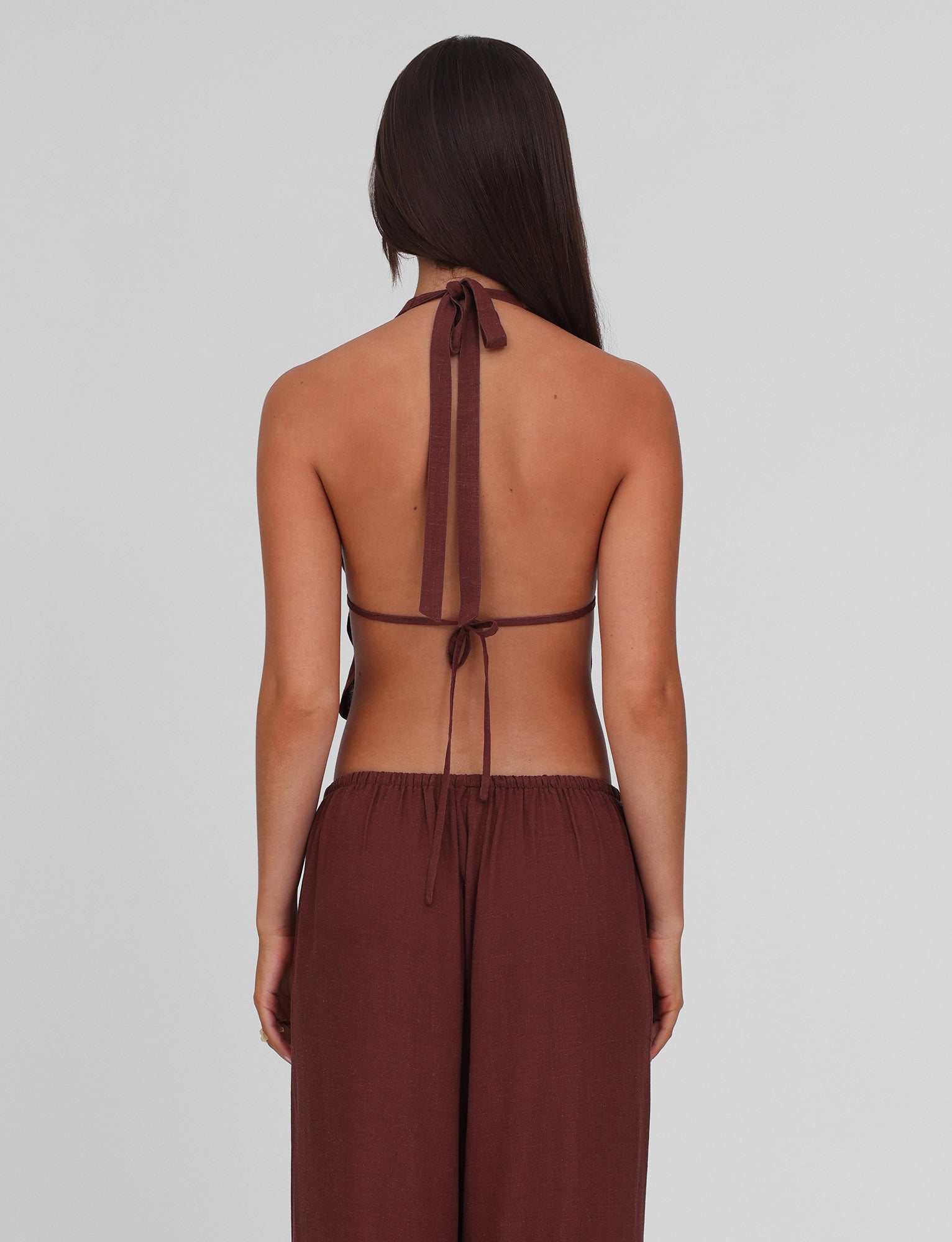 LAINEY TOP - CHOCOLATE – Tiger Mist USA