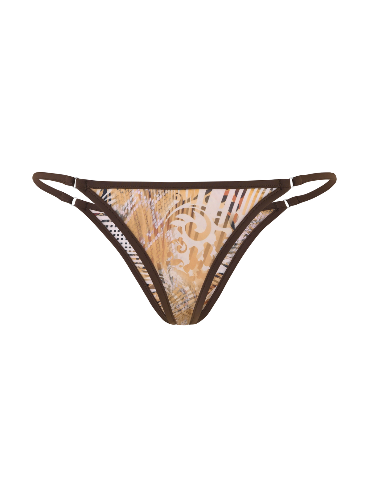DIANA BIKINI BOTTOM - NEUTRAL : ANIMAL : ANIMAL MARBLE – Tiger Mist USA