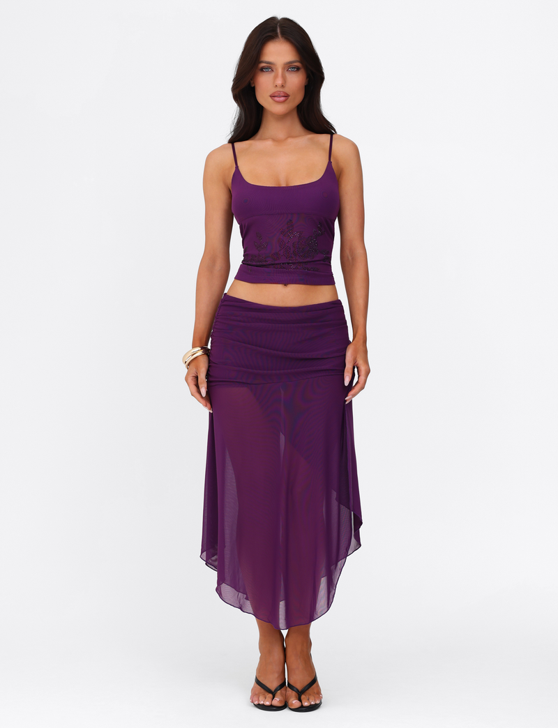 OCTAVIA TOP - PURPLE – Tiger Mist USA