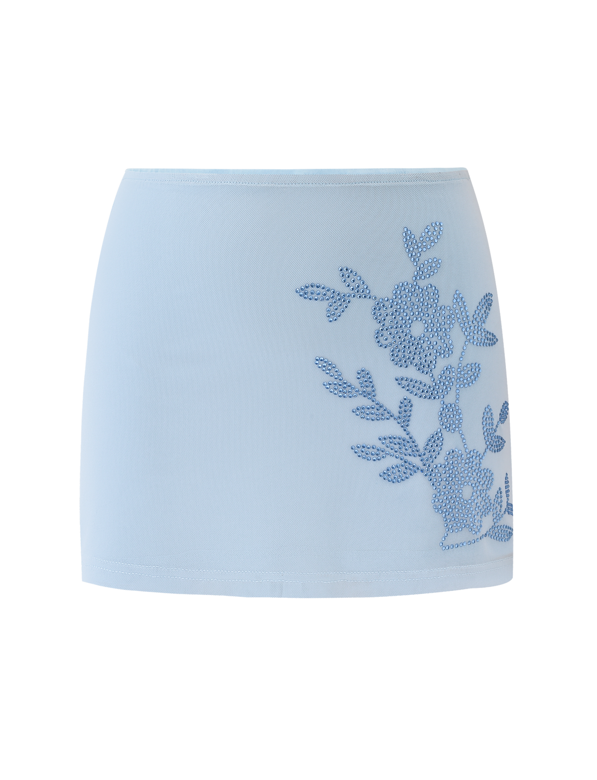 OCTAVIA MINI SKIRT - BABY BLUE – Tiger Mist USA