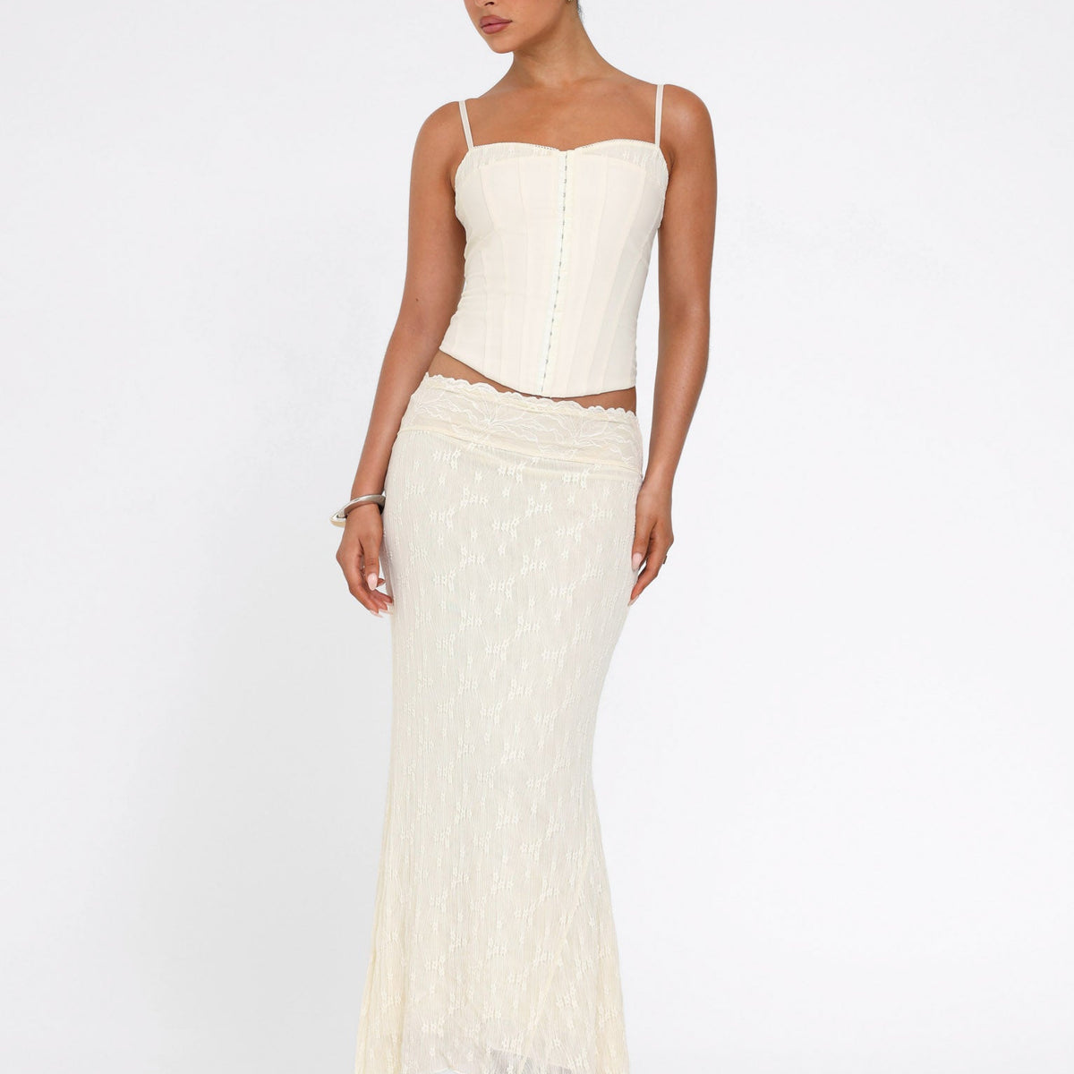 ANTONELLA TOP - WHITE : BONE : CREAM – Tiger Mist USA