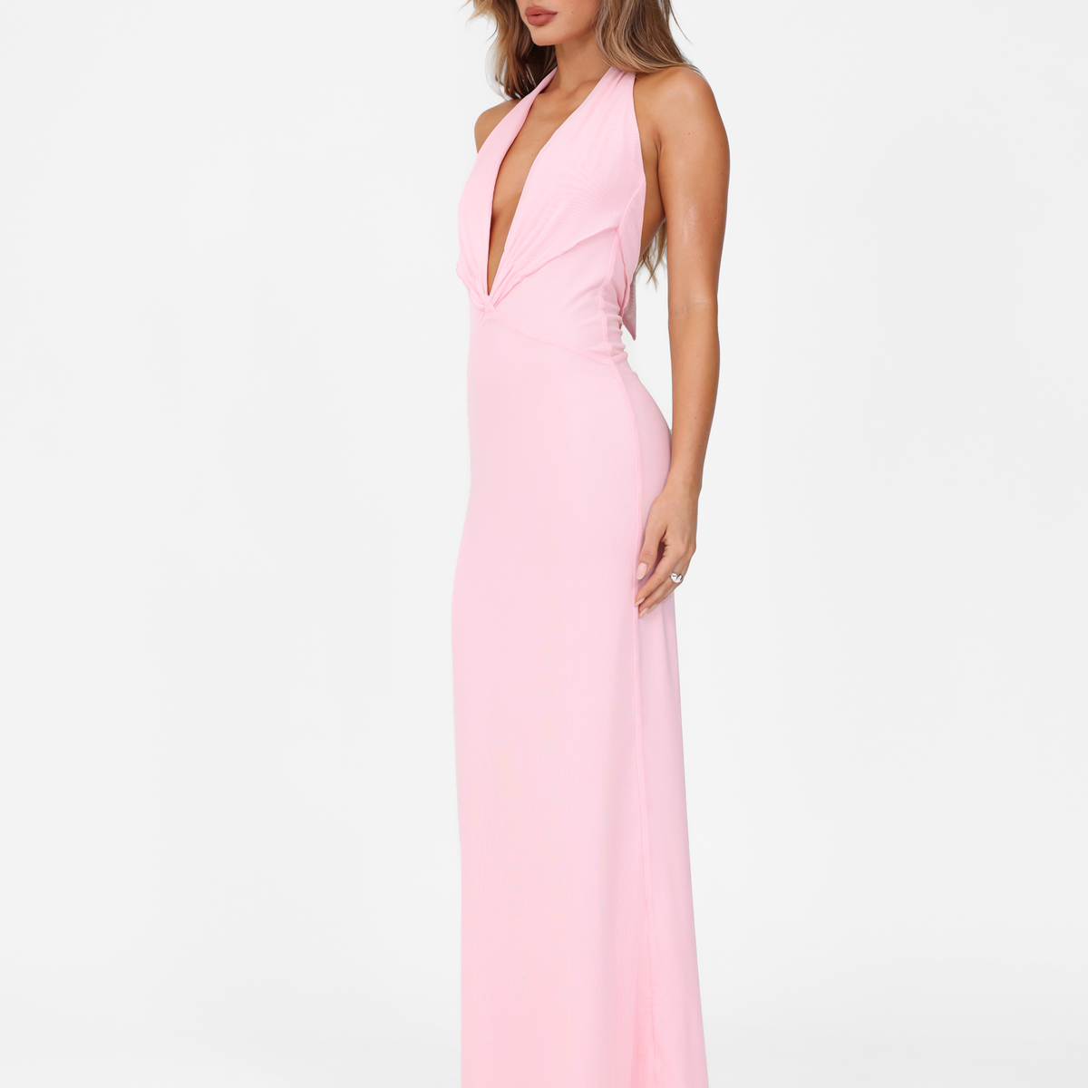 CRESSIDA MAXI DRESS - PINK : BABY PINK – Tiger Mist USA