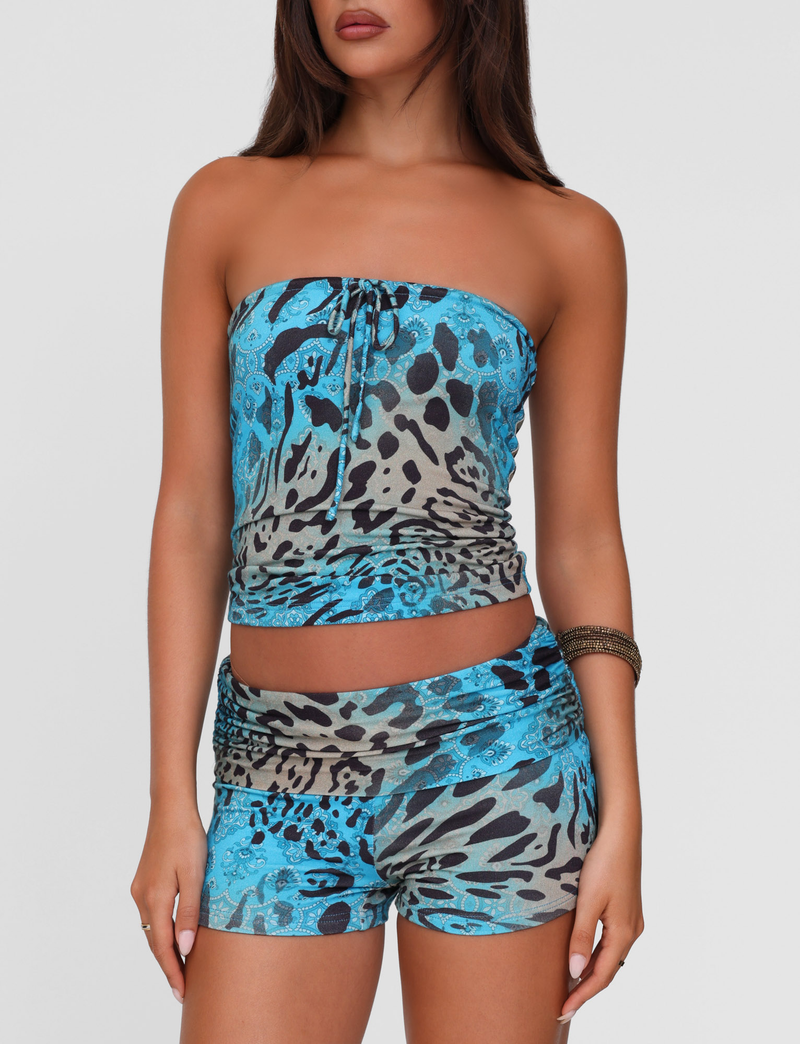 MIRELY TOP - MULTI : LEOPARD : LEOPARD SWIRL – Tiger Mist USA