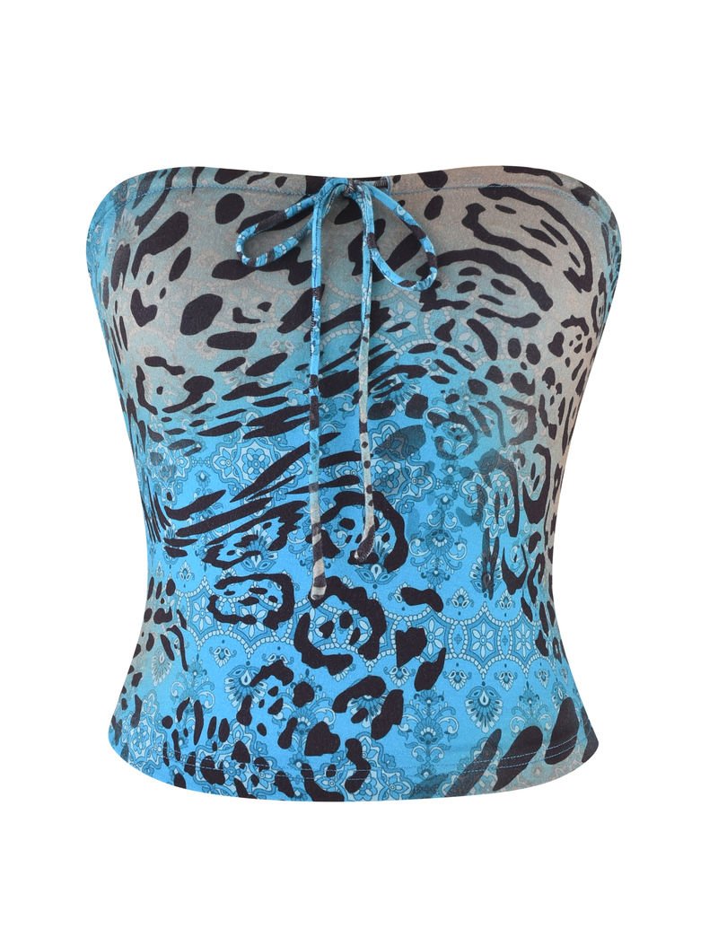 MIRELY TOP - MULTI : LEOPARD : LEOPARD SWIRL – Tiger Mist USA