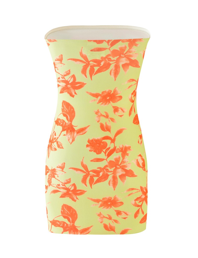 ZALINA MINI DRESS - POP FLORAL – Tiger Mist USA