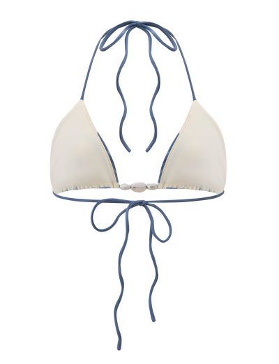 CYLAS BIKINI TOP - INDIGO FLORAL – Tiger Mist USA