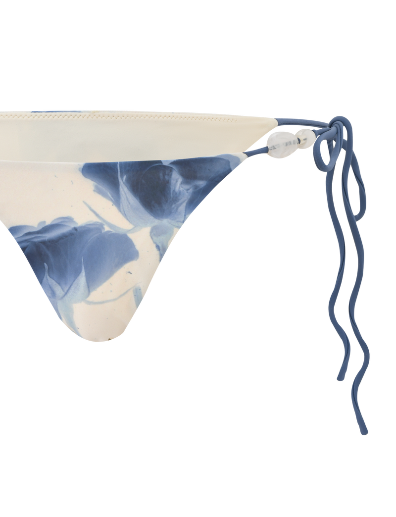 CYLAS BIKINI BOTTOM - INDIGO FLORAL – Tiger Mist USA