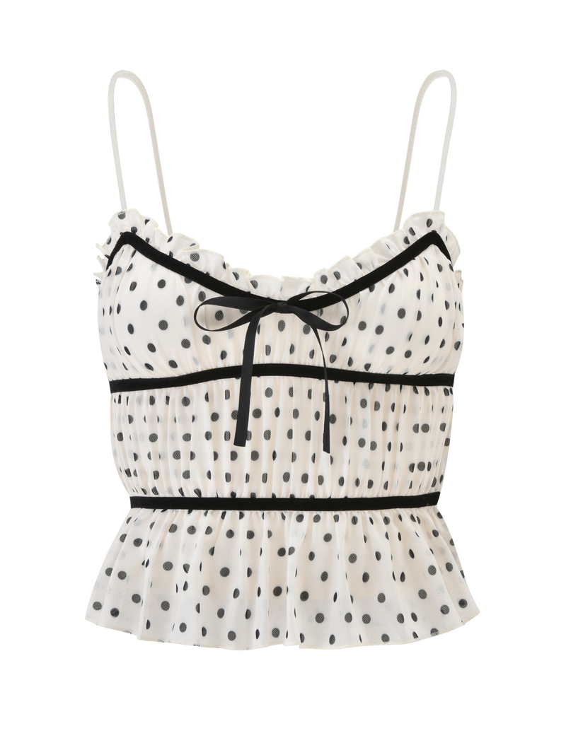 LIORA TOP - POLKA DOT – Tiger Mist USA