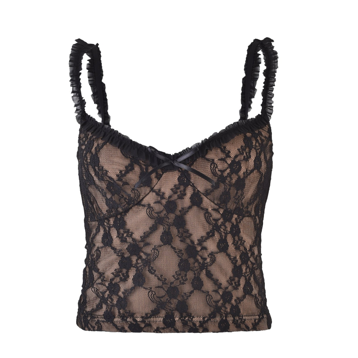 DEJA TOP - BLACK : LACE – Tiger Mist USA